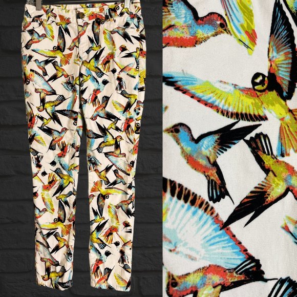 Pants & Jumpsuits | Cynthia Cynthia Rowley Hummingbird Pants Size 4 ...